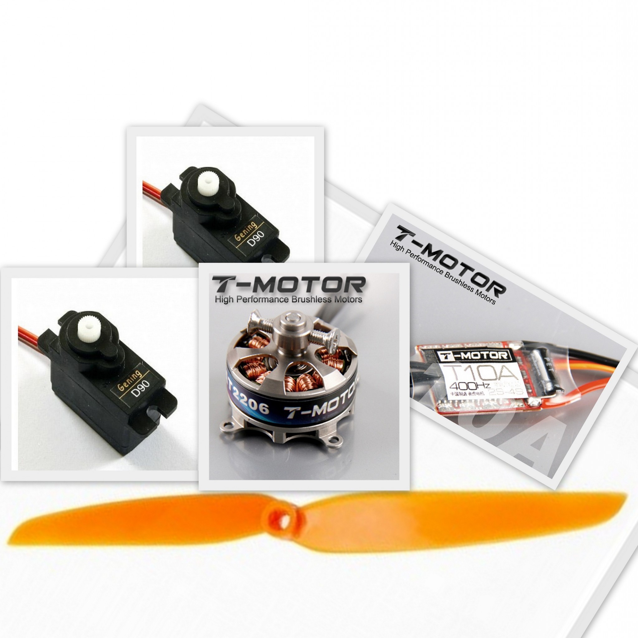 Set équipement pour F-22 Raptor, Zorro (motorisation, servos ...