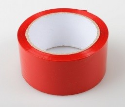 ROULEAU ADHESIF ROUGE 66M - Intermodel SAS