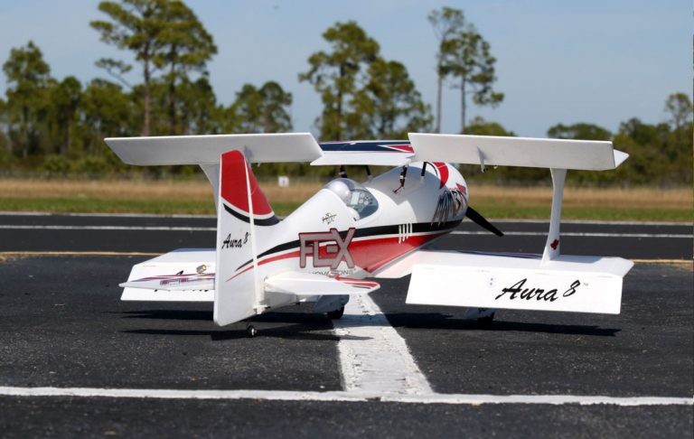 MAMBA 60E BIPLAN 1353MM PNP + AURA 8 ROUGE ET NOIR PREMIER AIRCRAFT ...