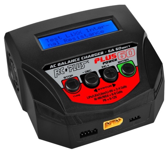 CHARGEUR POWER PLUS AC 60 WATT RC PLUS - Intermodel SAS