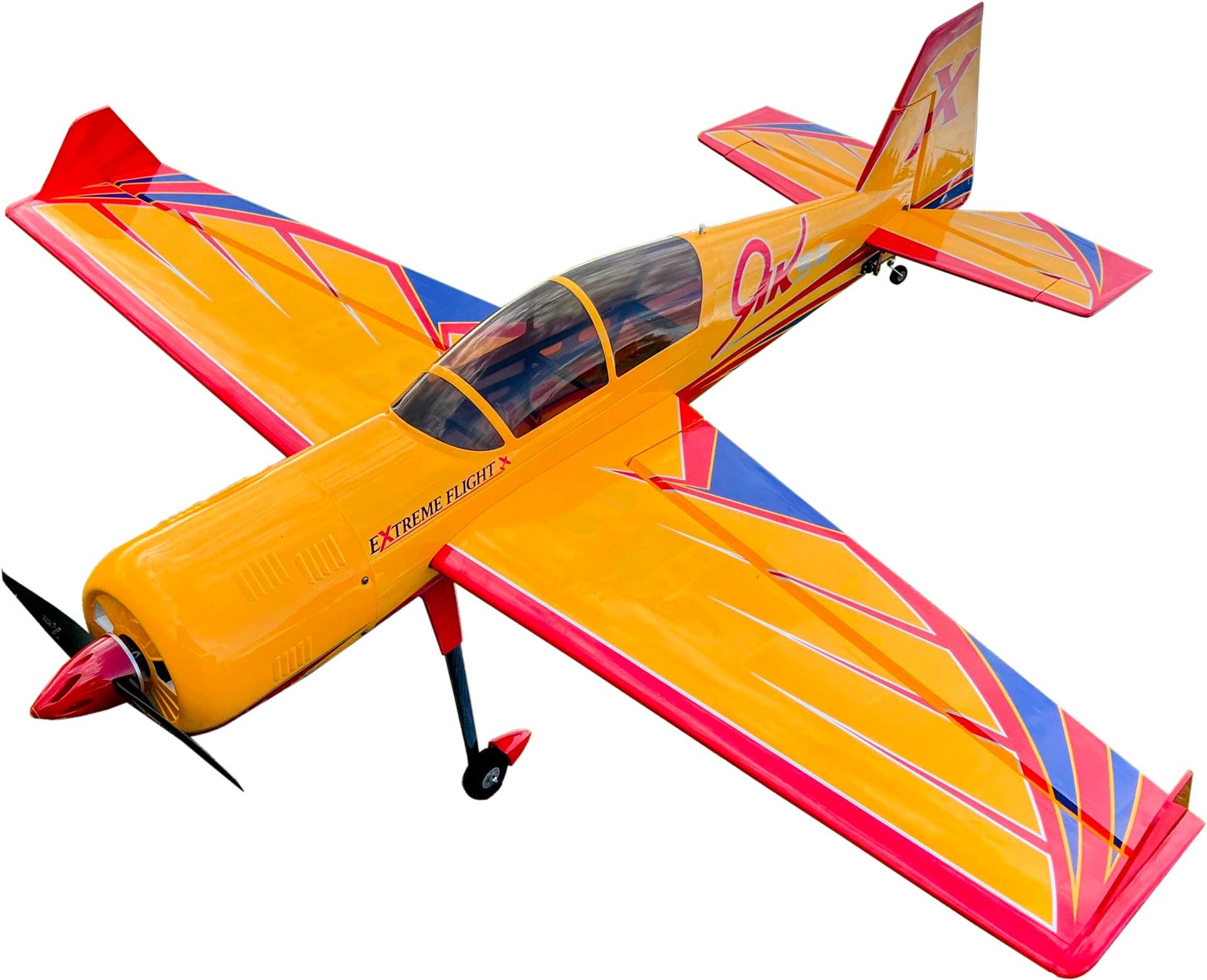 YAK 54 V2 60" 1524mm (JAUNE / ROUGE) ARF EXTREME FLIGHT - Intermodel SAS