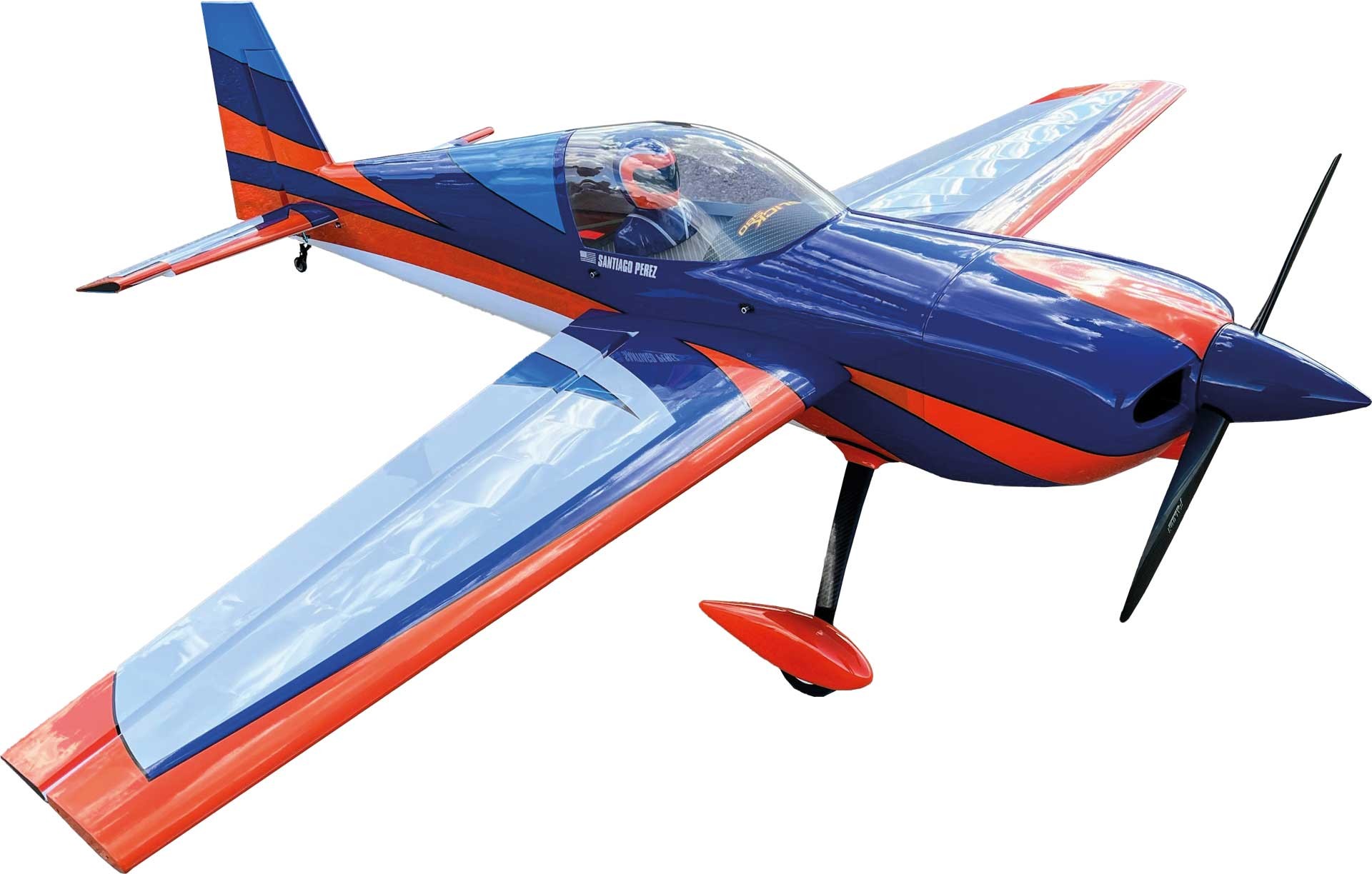 SLICK 580 EXP 70" V2 (BLANC/BLEU/ORANGE) ARF EXTREME FLIGHT ...