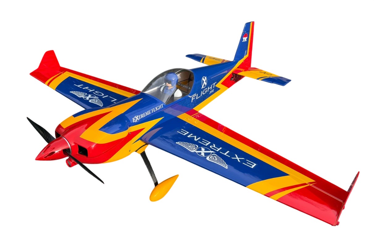 CAP 580 67" BLEU / JAUNE / ROUGE (1.70m) ARF EXTREME FLIGHT ...
